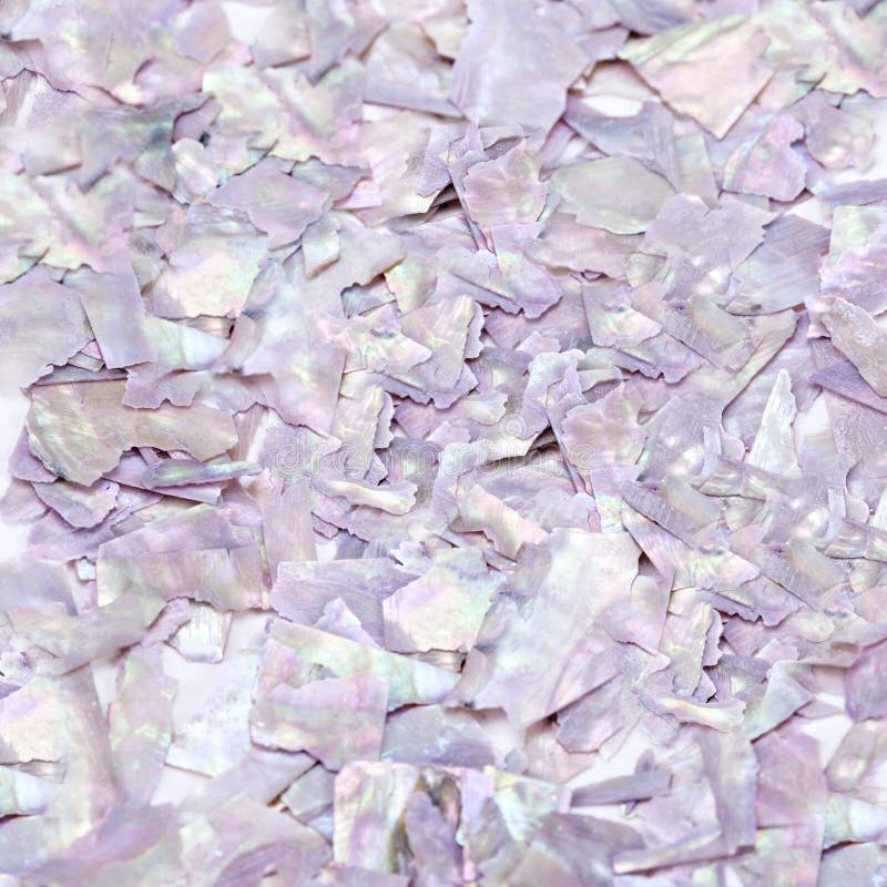 Purple Natural Gemstone Nacre Seashells Close-up, Beautiful Texture of ...