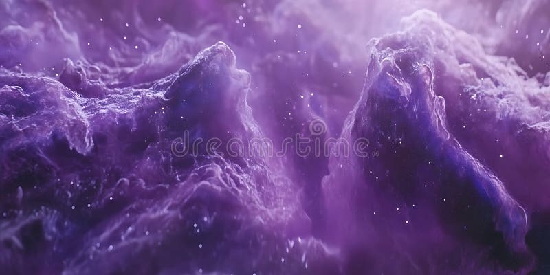 Purple Nebula Background Cosmic Galaxy Texture Stock Illustration ...