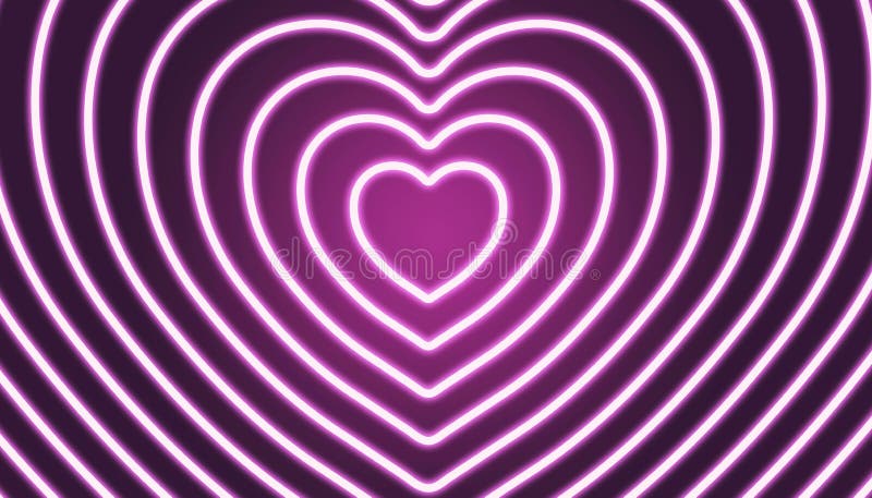 Neon Heart Tunnel Stock Illustrations – 726 Neon Heart Tunnel Stock ...