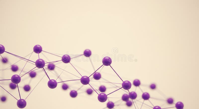 Purple Network Structure Abstract Background Abstract Network Visualization Interconnected Nodes ...