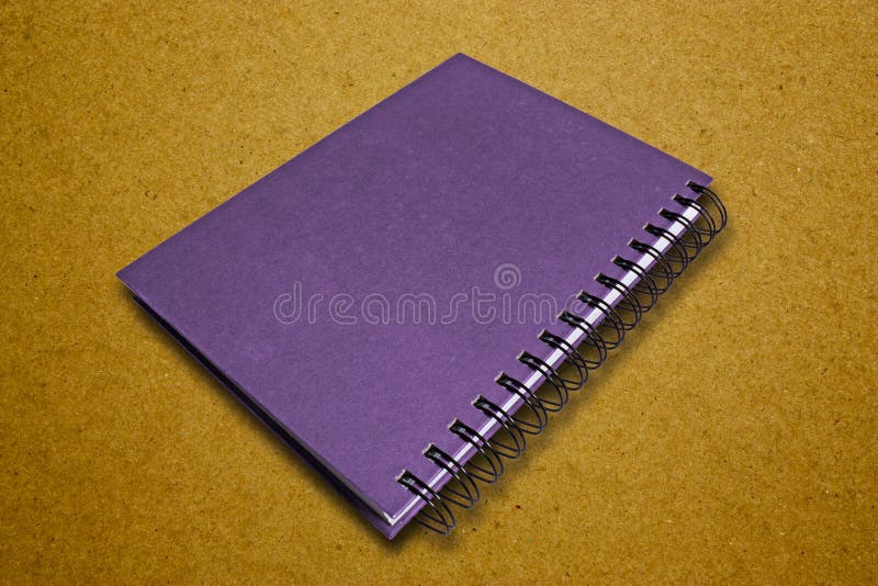 Purple Notebook stock photo. Image of detail, education - 17275532