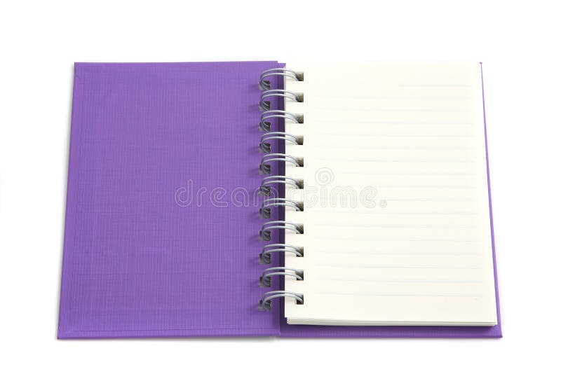 Blank Note Paper and Paper-clip Isolated in White Stock Photo - Image ...