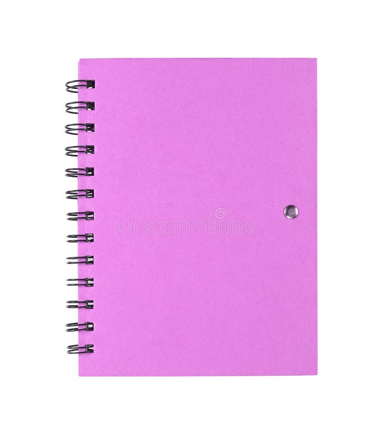 Purple Notepad on a Blue Background Stock Image - Image of creative ...