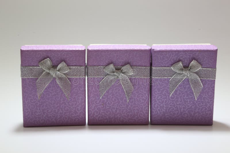Purple Opened Gift Box Isolated on White Stock Photo - Image of open ...