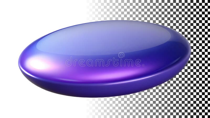 Purple Oval Button, UI Element for Interface and Application Design Png ...