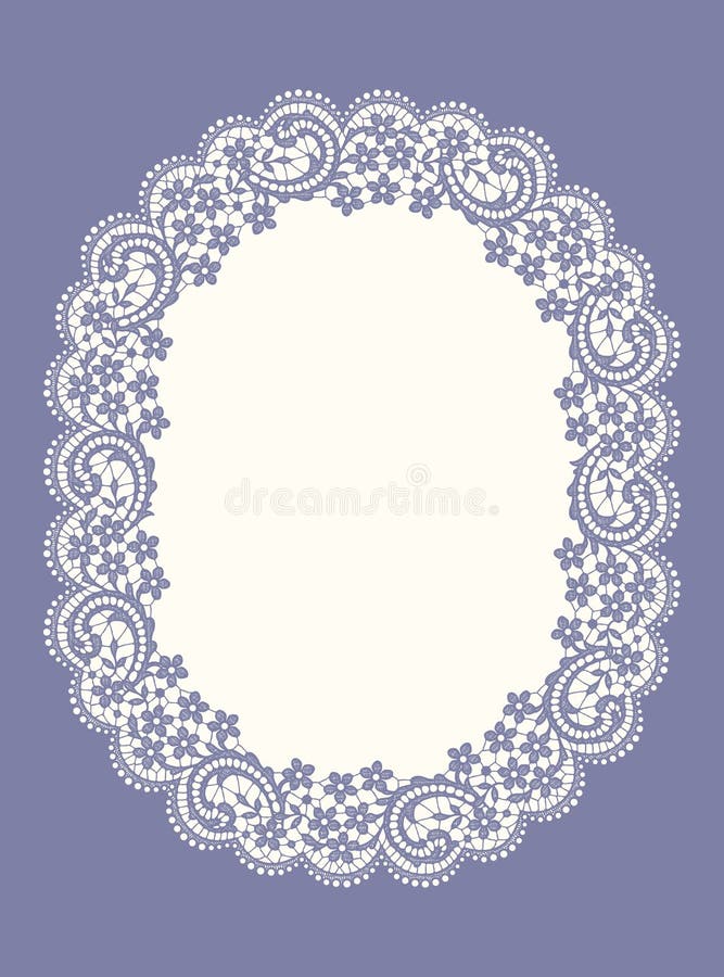 Purple Oval Lace Frame Stock Illustrations – 44 Purple Oval Lace Frame ...