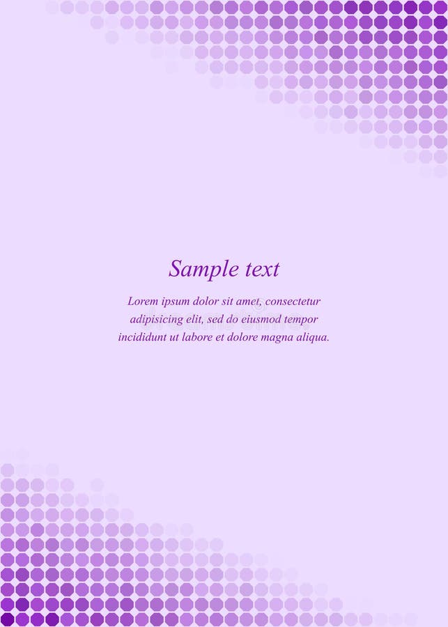 Purple Page Corner Design Template Stock Vector - Illustration of ...