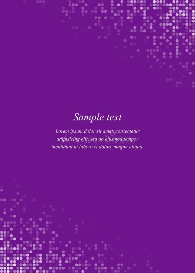 Purple Page Corner Design Template Stock Vector - Illustration of album ...