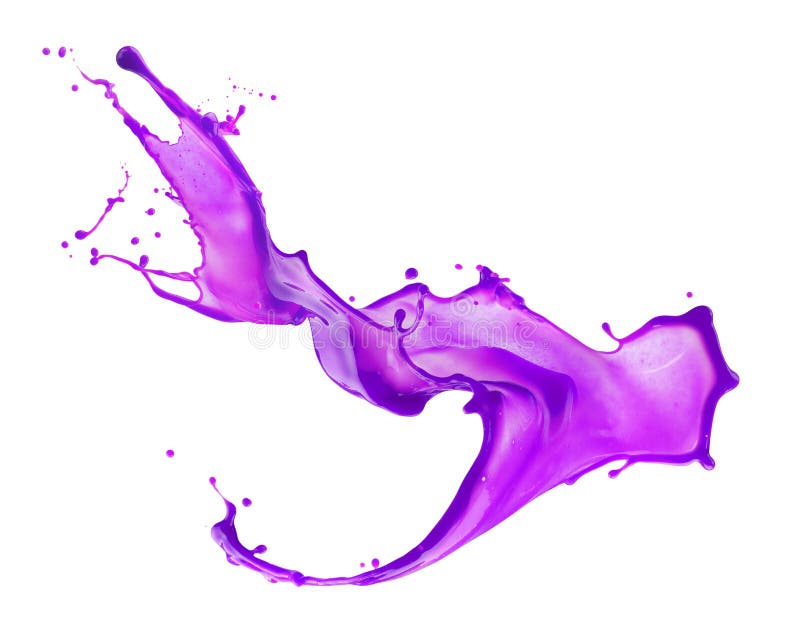 Purple Splatter Paint