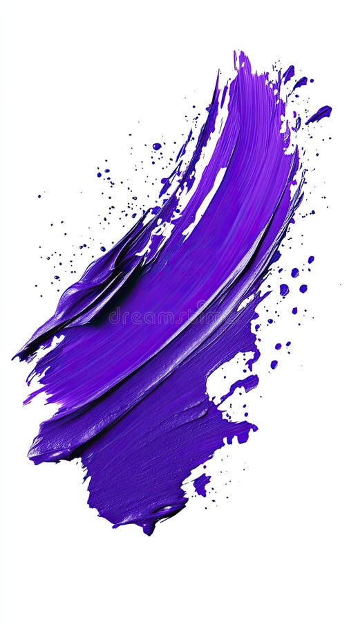 Purple Paint Stroke stock illustration. Illustration of makeup - 353284596