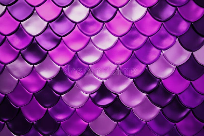 Purple Pattern with Fish Scale Abstract Texture. Stock Image - Image of ...