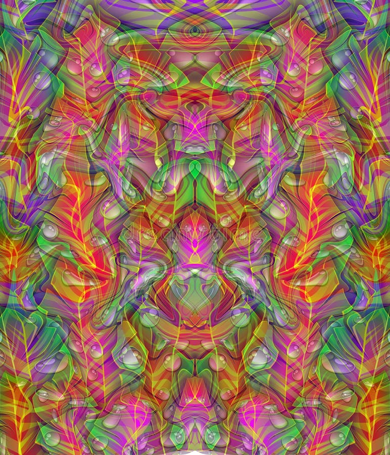 Purple, Pattern, Kaleidoscope, Psychedelic Art Picture. Image: 118871200