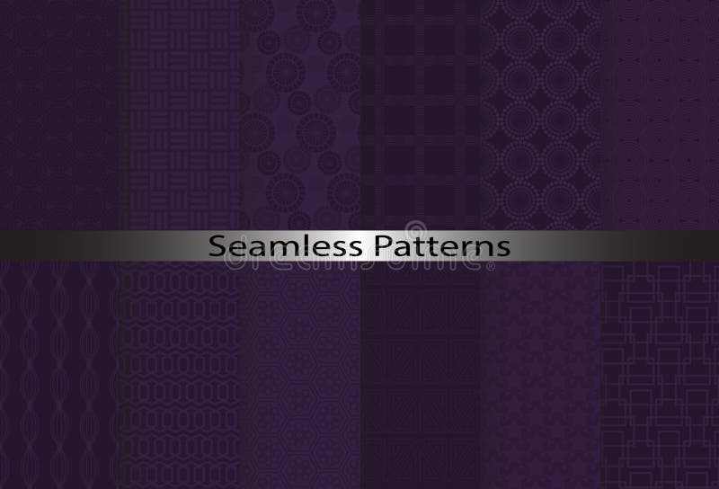Purple patterns stock illustration. Illustration of purple - 67505324