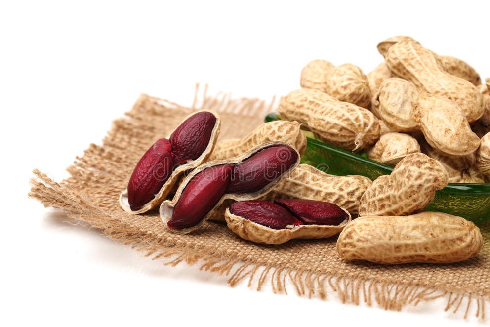Purple peanuts stock photo. Image of protein, kernel - 33567166