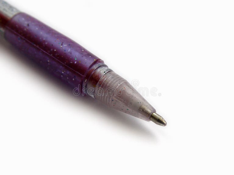 Purple Pen stock photo. Image of closeup, utensils, perple - 3044