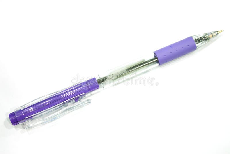 Purple pen. stock image. Image of draw, learning, purple - 37522991