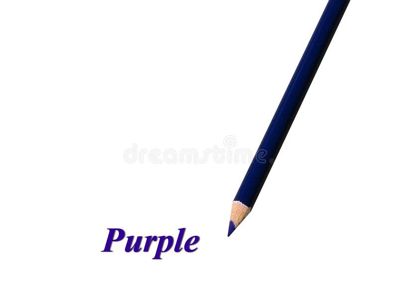 Purple Pencil stock image. Image of elementary, letters - 358747