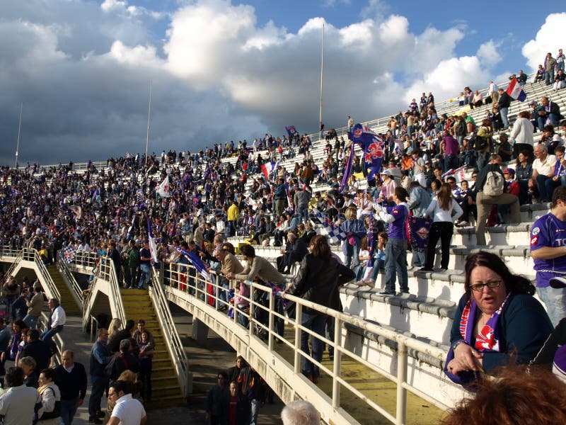 The Purple people editorial stock photo. Image of supporters - 5220278