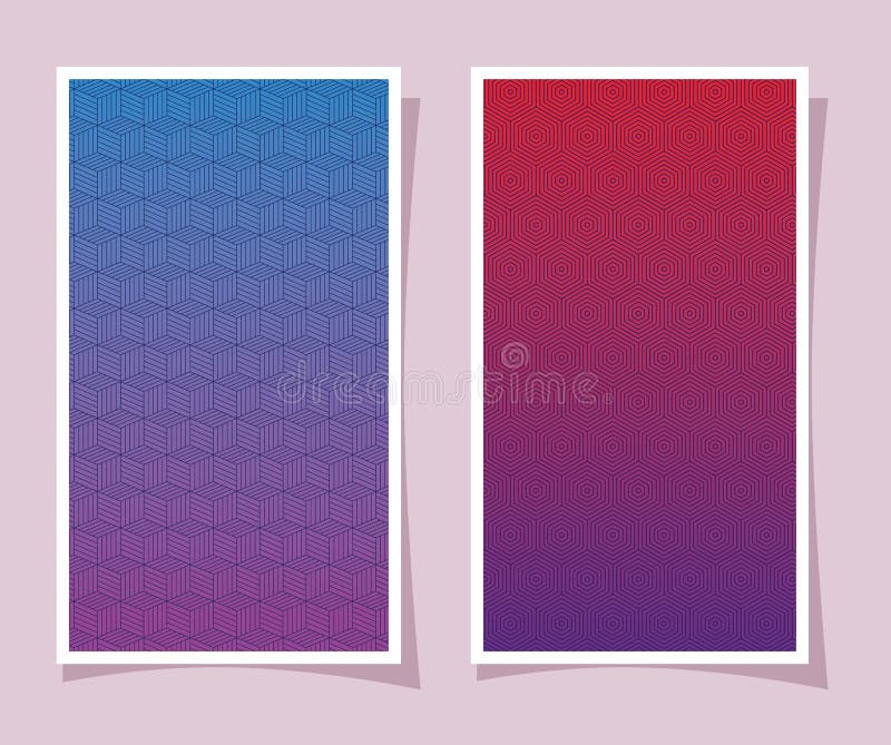 Purple with Pink and Blue Gradient and Pattern Backgrounds Frames ...