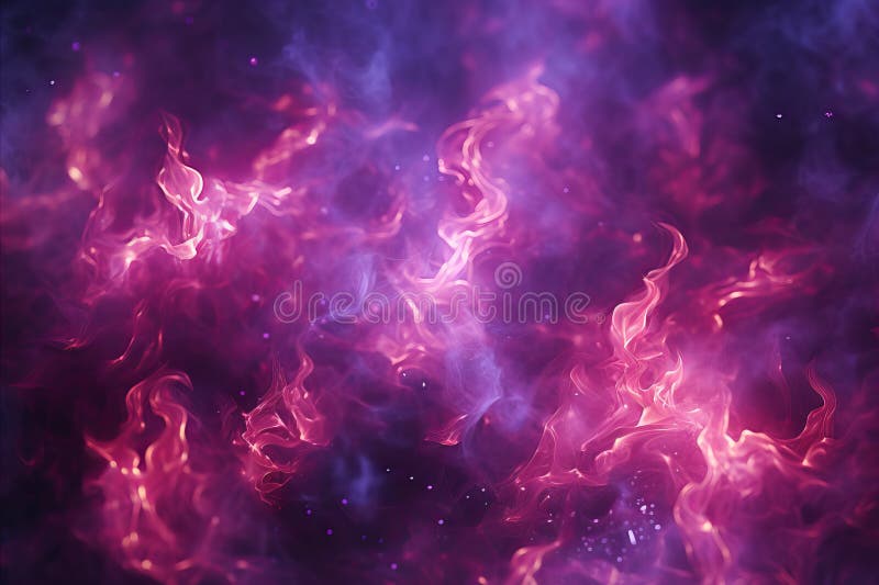 A Purple and Pink Fire is Shown in this Image Stock Illustration ...