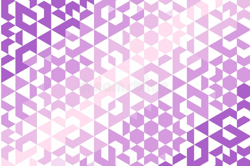 Purple Pink Triangular Maze Pattern with Geometric Triangle Illusion ...
