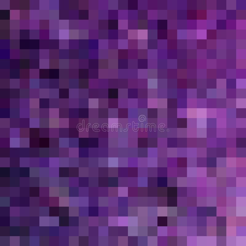 Purple Pixel Background. Vector Graphics. Template for Presentation ...