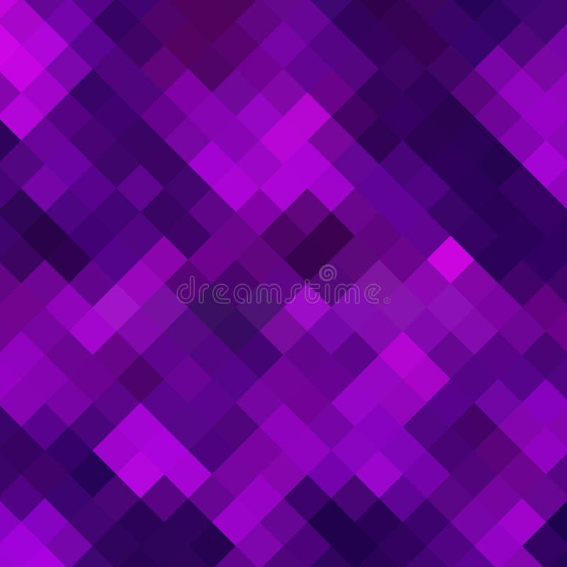 Purple Pixel Background. Vector Graphics. Template for Presentation ...