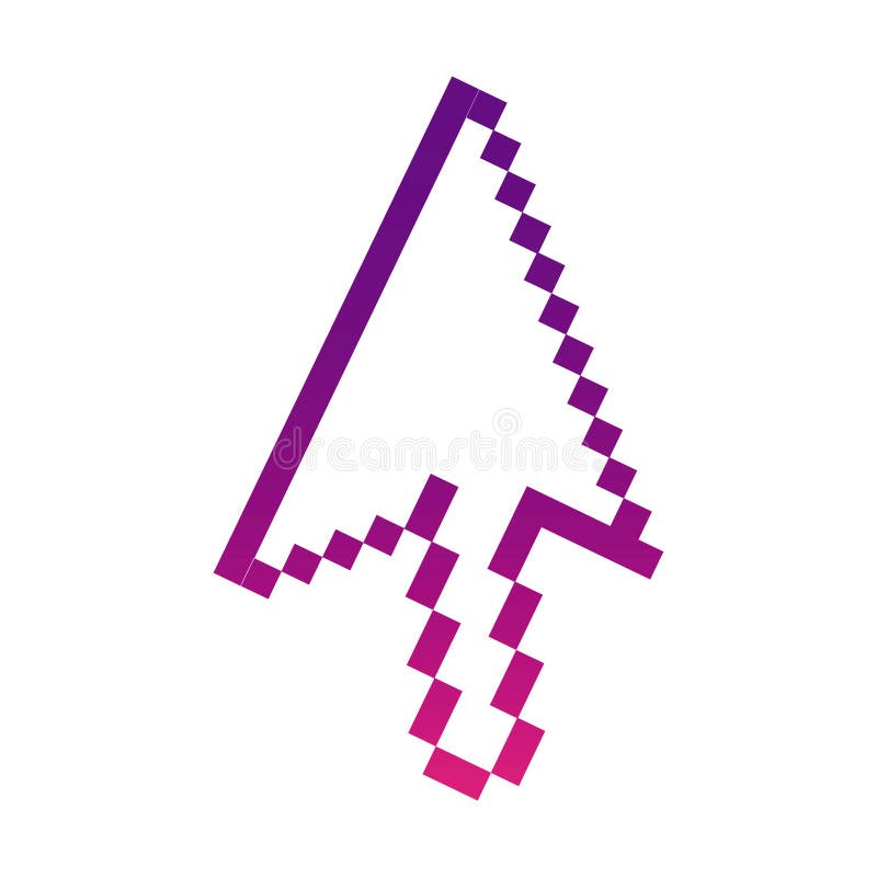 Purple Mouse Pointer Stock Illustrations – 152 Purple Mouse Pointer ...