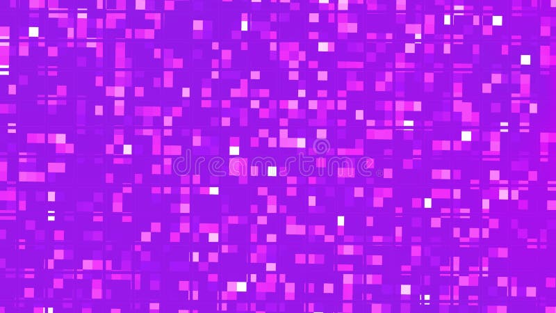 Purple Pixel Grid Animation Background Loop. Stock Video - Video of ...