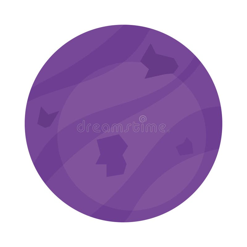 Purple planet space outer stock vector. Illustration of planetary ...
