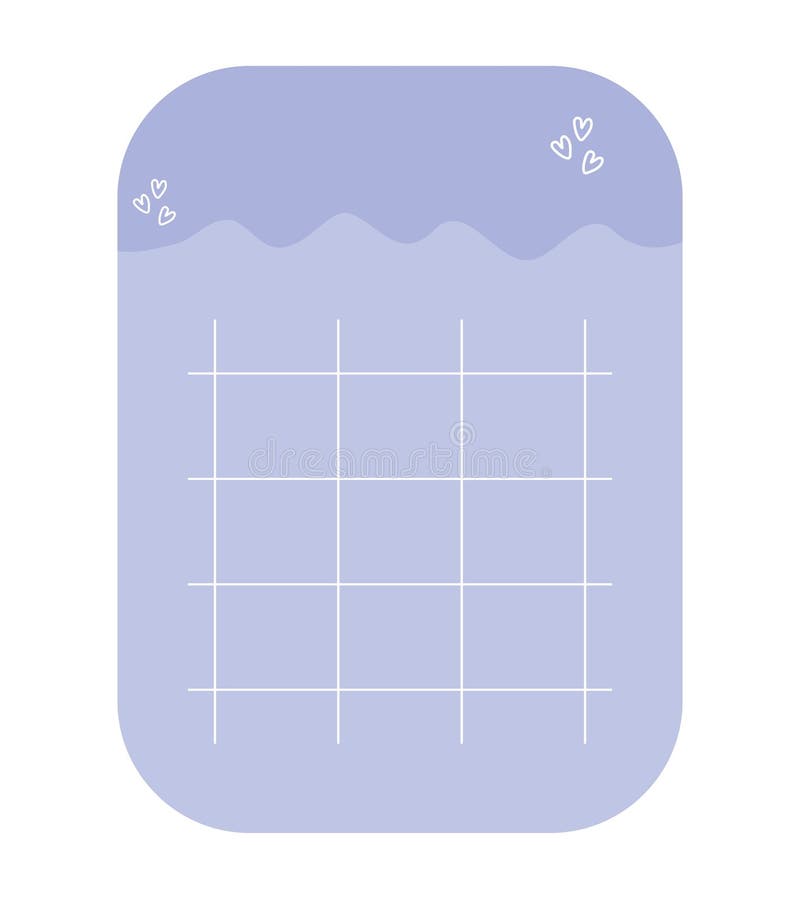 Purple daily planner stock vector. Illustration of design - 238741232