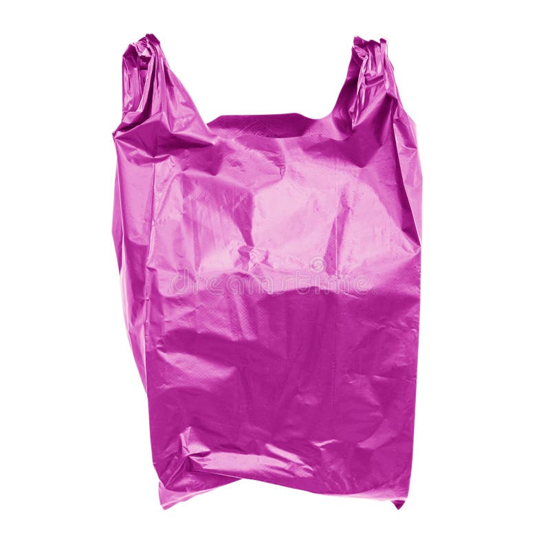 Purple plastic bag stock image. Image of household, disposable - 44796679