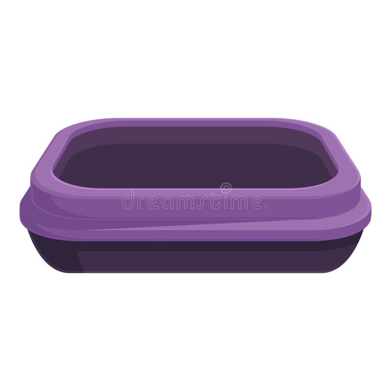 Purple Plastic Food Container Illustration Stock Vector - Illustration ...