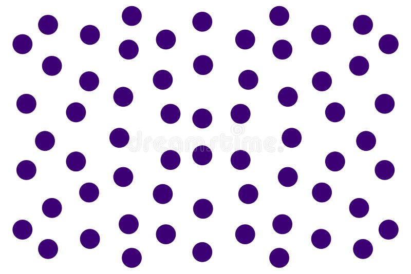 Purple Polka Dot Pattern on a White Background for Textile, Fabric ...