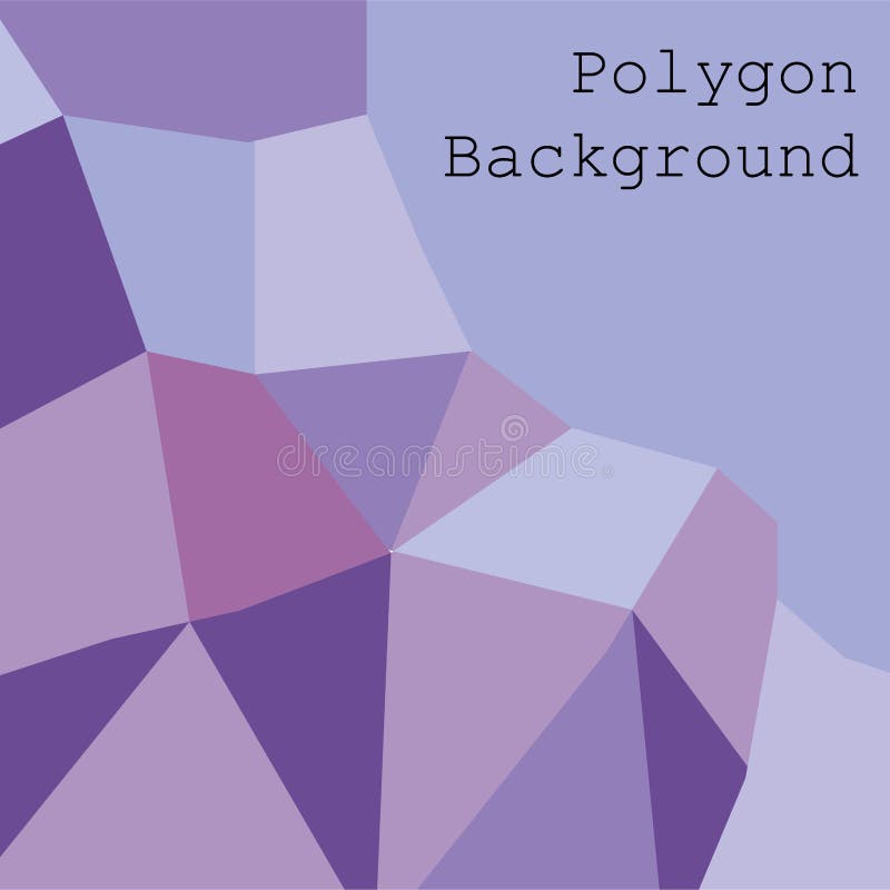 Purple Polygon Abstract Background Vector Stock Vector - Illustration ...