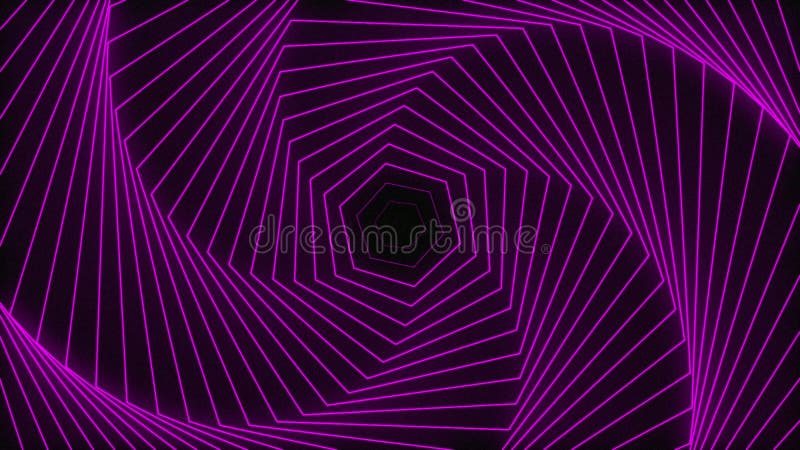 Purple Polygon Line Pattern. Spinning Repeatedly Stock Video - Video of ...