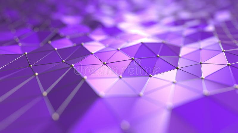 Purple Polygonal Motion Background. Seamless Loop Stock Footage - Video ...