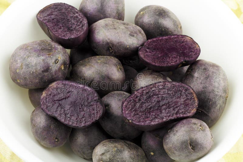 Purple Potatoes stock photo. Image of nutrition, color - 18473850