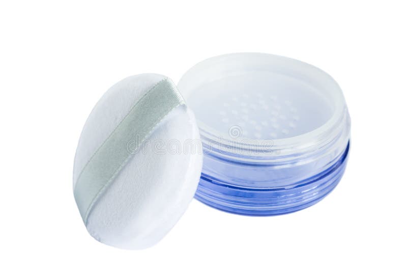 Purple powder puff stock image. Image of face, elegance - 54459061