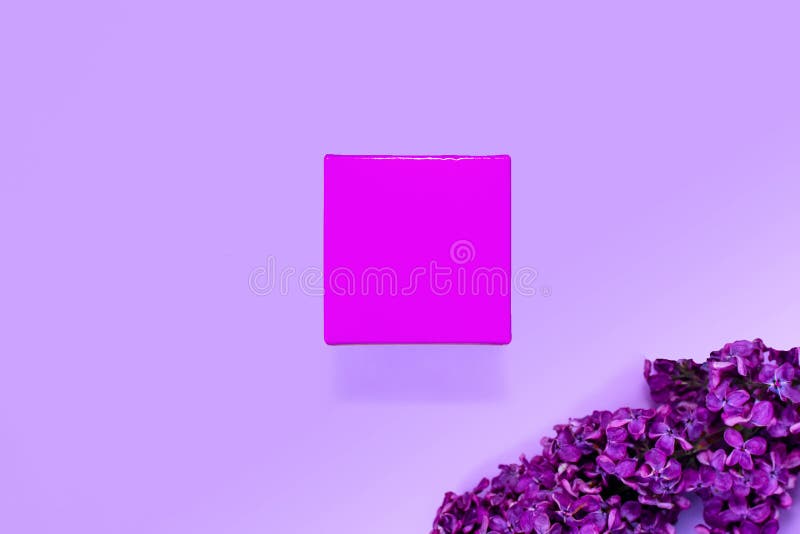 Purple present stock image. Image of dotted, gift, isolated - 11315217