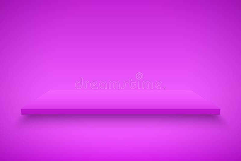 Purple Presentation Platform Stock Vector - Illustration of board ...