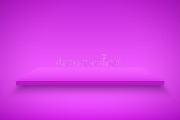 Purple Presentation Platform Stock Vector - Illustration of board ...