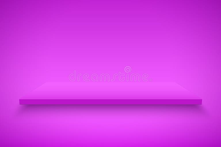 Purple Presentation Platform Stock Vector - Illustration of board ...