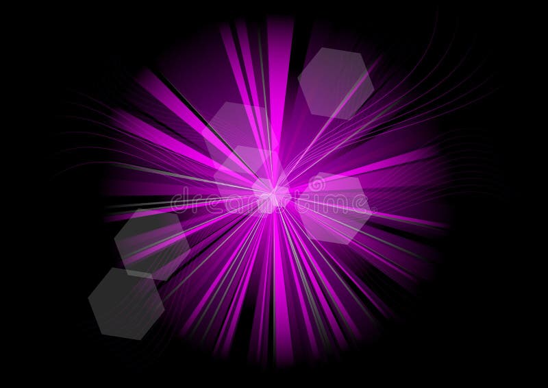 Purple rays stock vector. Illustration of color, graphic - 16366698