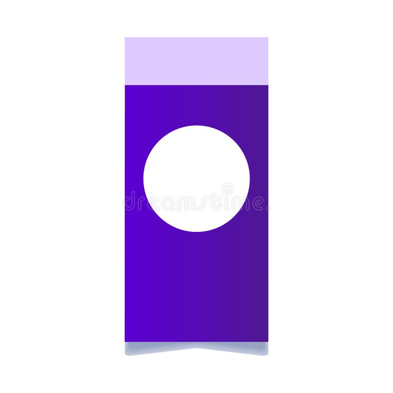 Purple Rectangle with Circle Vector Design Element Stock Vector ...