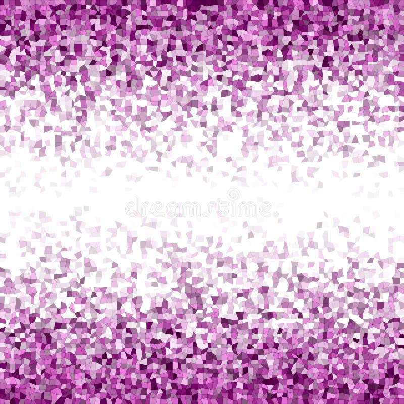 Purple Rectangle Mosaic Border Background Stock Vector - Illustration ...