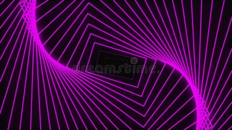 Purple Rectangular Line Pattern Repeating and Rotating Motion on a ...
