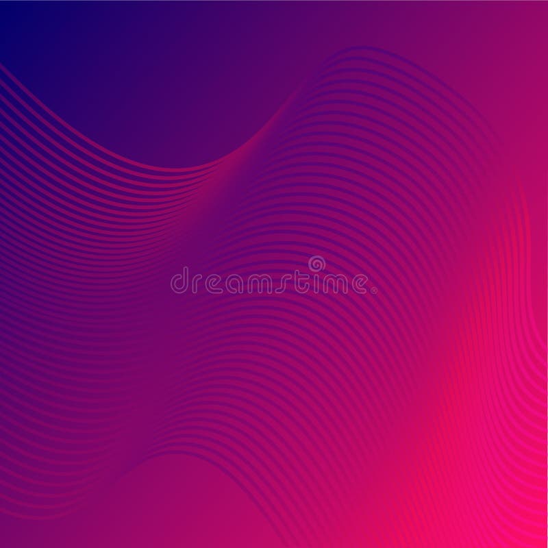Purple and Red Abstract Background with Wavy Lines - Vector Stock ...