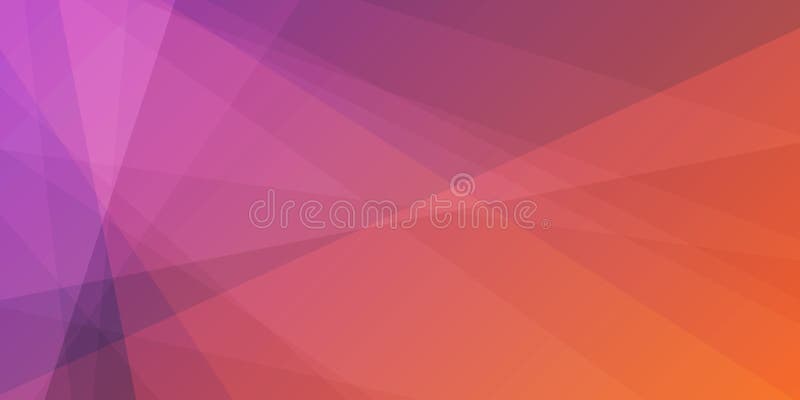 Purple and Red 3D Glowing Triangle Shaped Translucent Overlaying ...