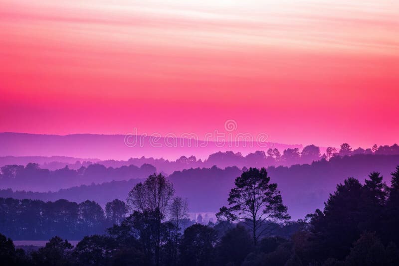 Purple Red Deep Gradient Background Stock Illustration - Illustration ...